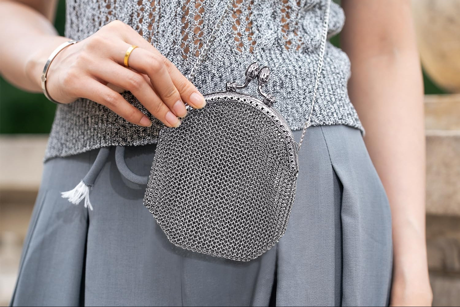 Chainmail Mini Bag: Where Timeless Craft Meets Modern Elegance – x ...